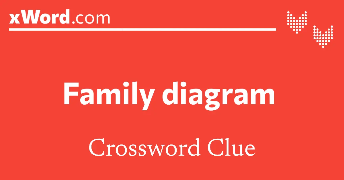 Family diagram Crossword Clue Answers - xWord